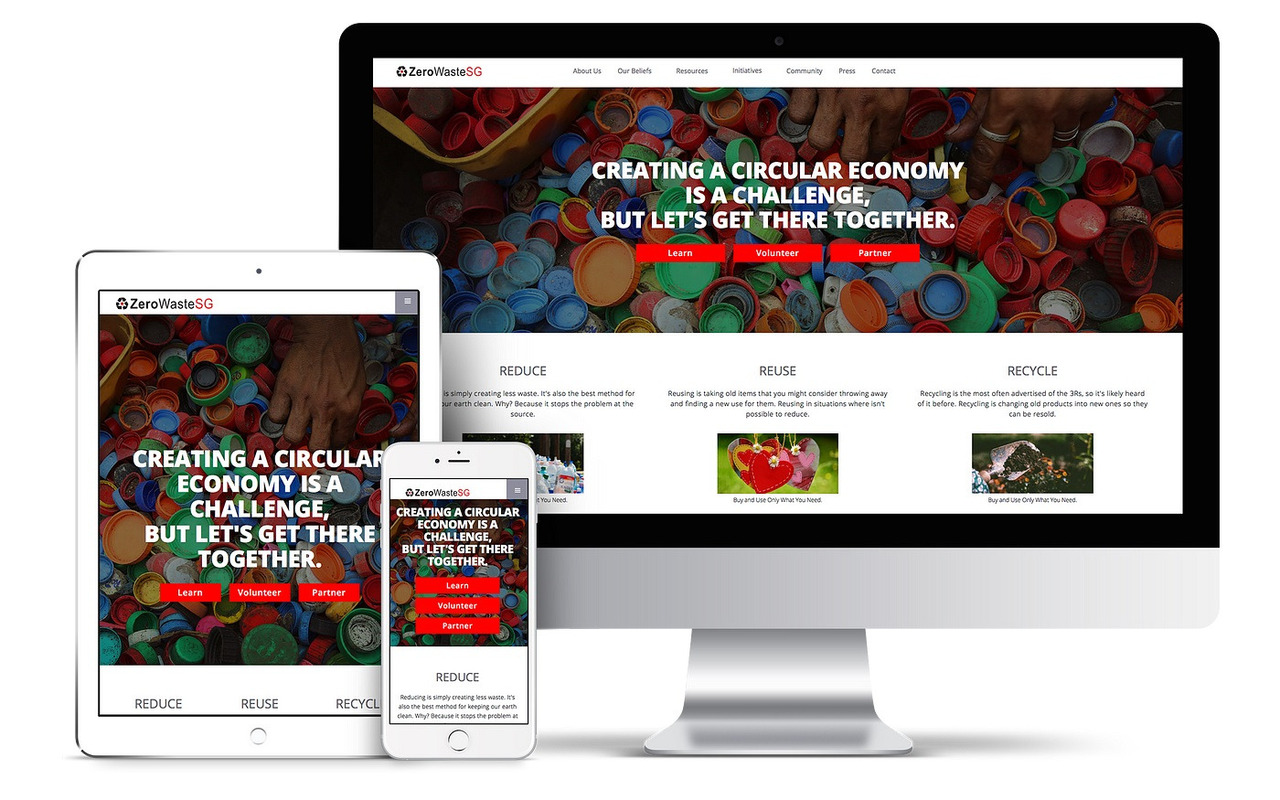 Circular Economy & Zero Waste website design best practices & solution ...