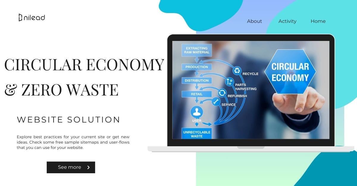 Circular Economy & Zero Waste website design best practices & solution ...