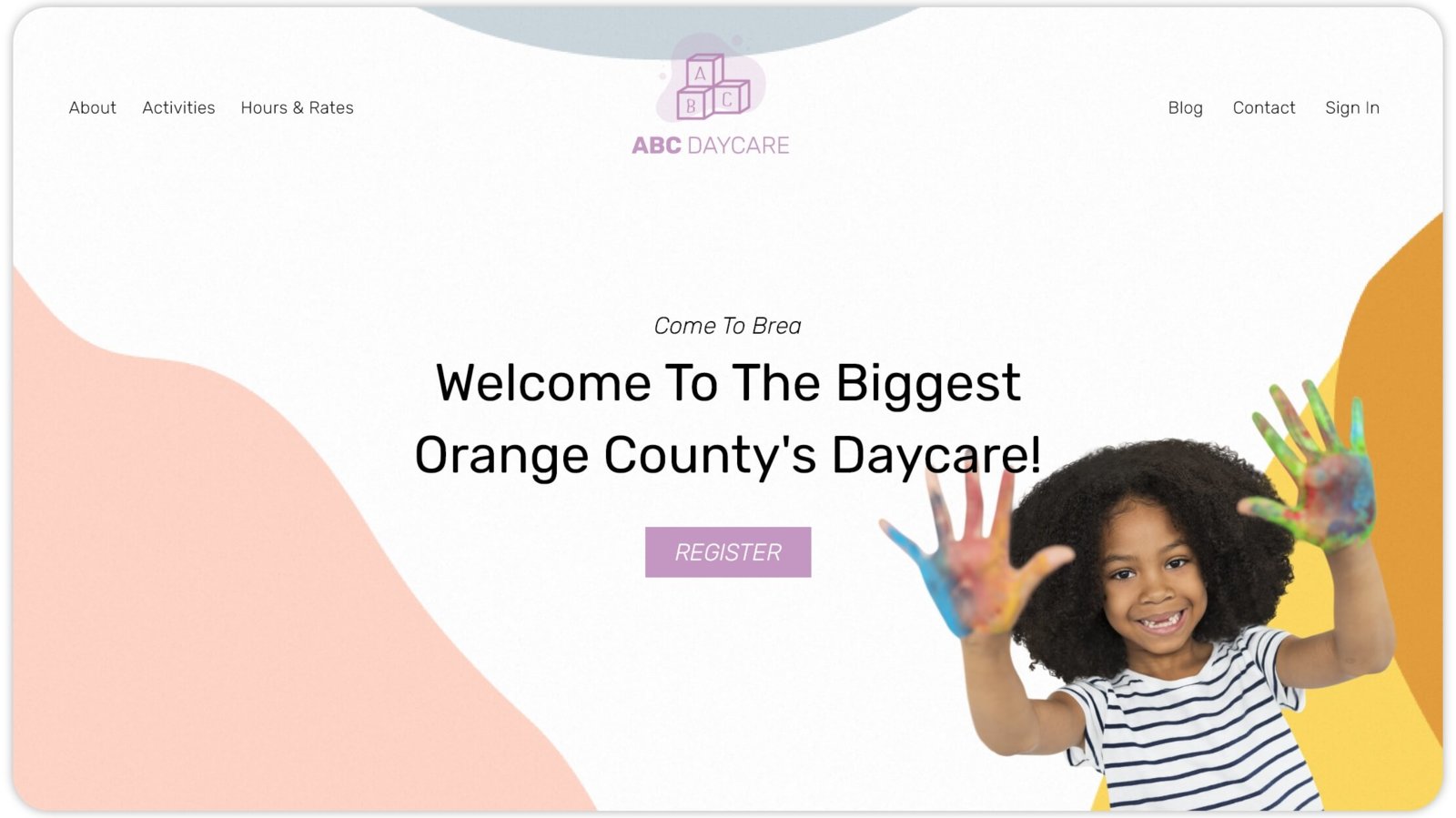 Daycare website design best practices & solution | Nilead