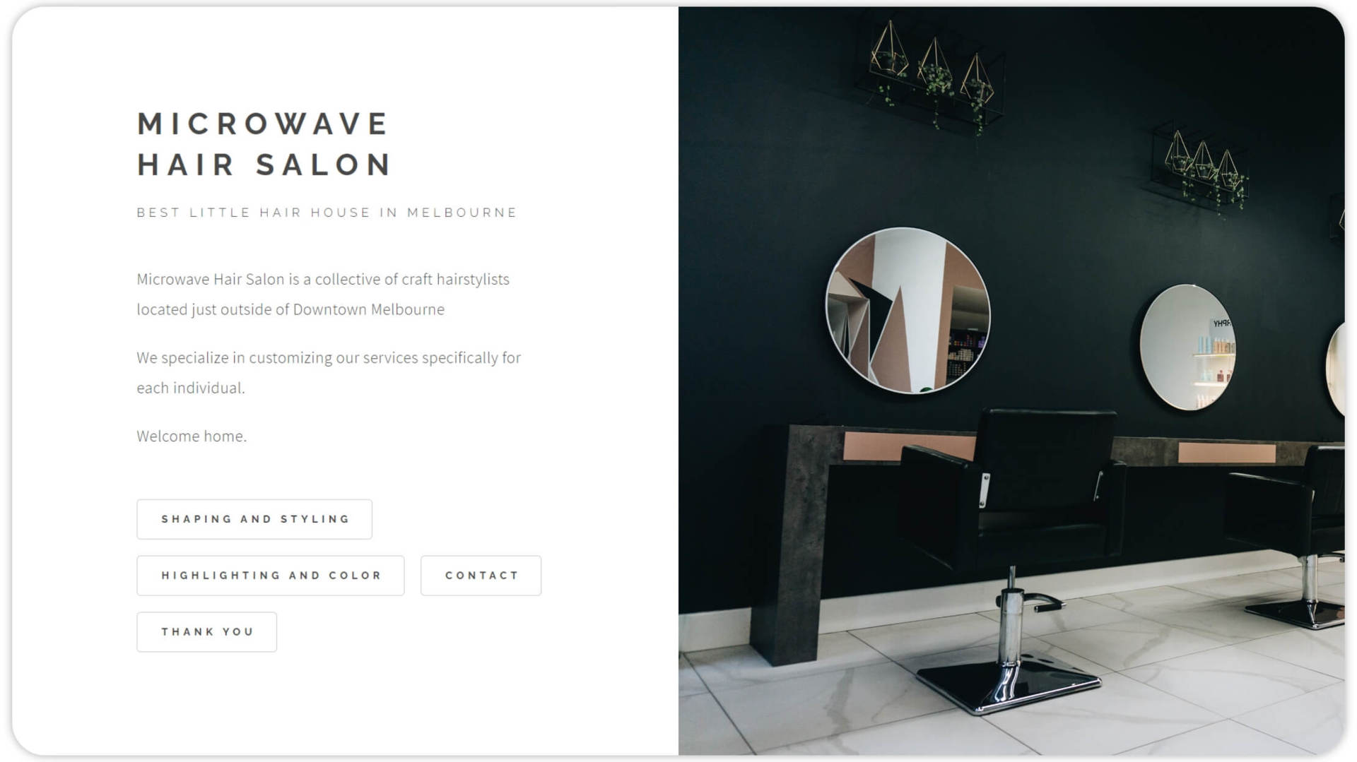Hair Salon website design best practices & solution | Nilead