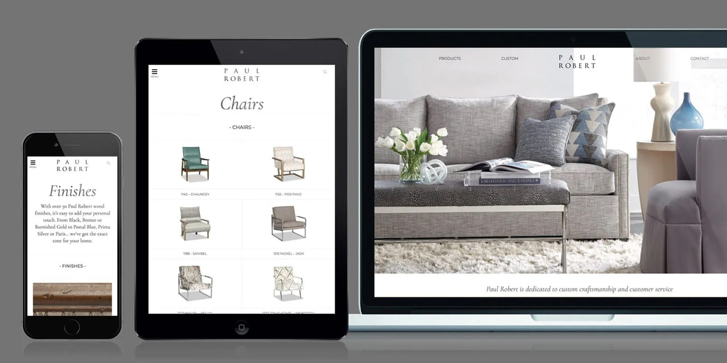 Home Decor and Furniture website design best practices & solution | Nilead