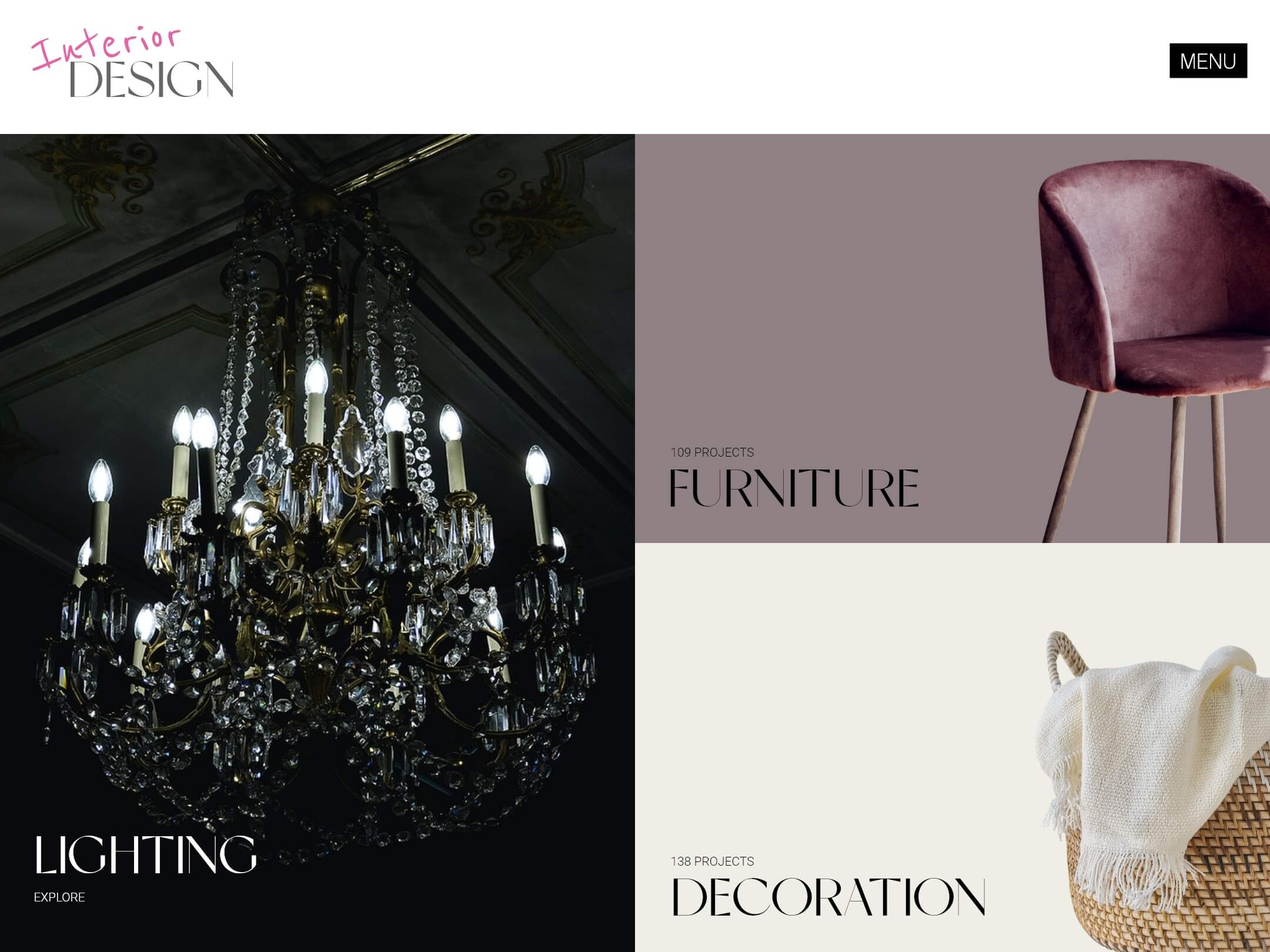 Interior Design website design best practices & solution | Nilead
