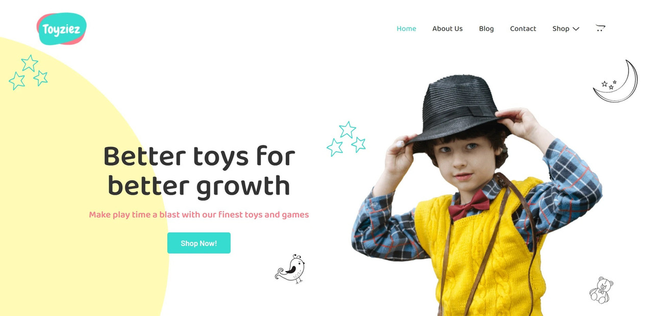 Kids store website design best practices & solution | Nilead