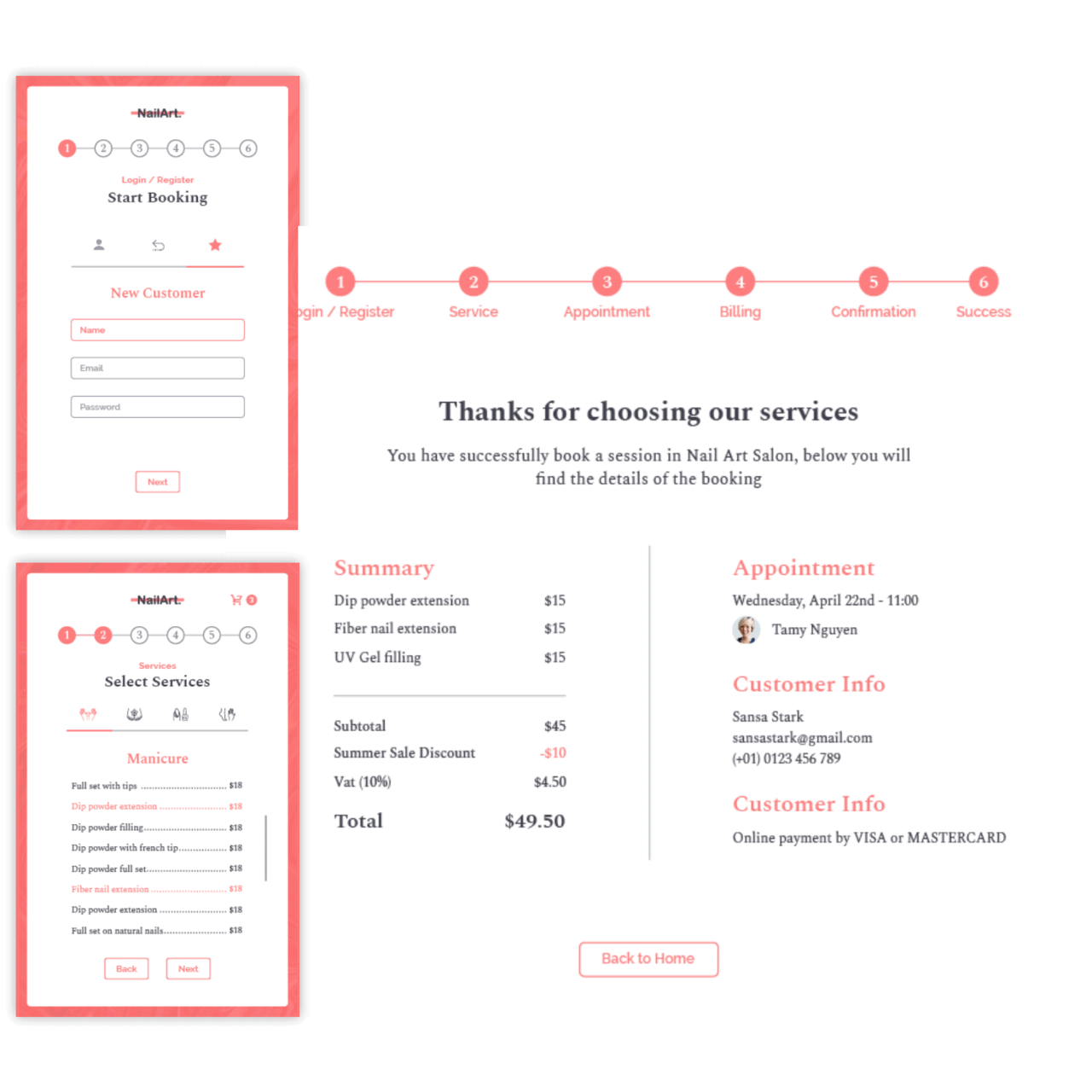 Nail salon website design best practices & solution | Nilead Solution