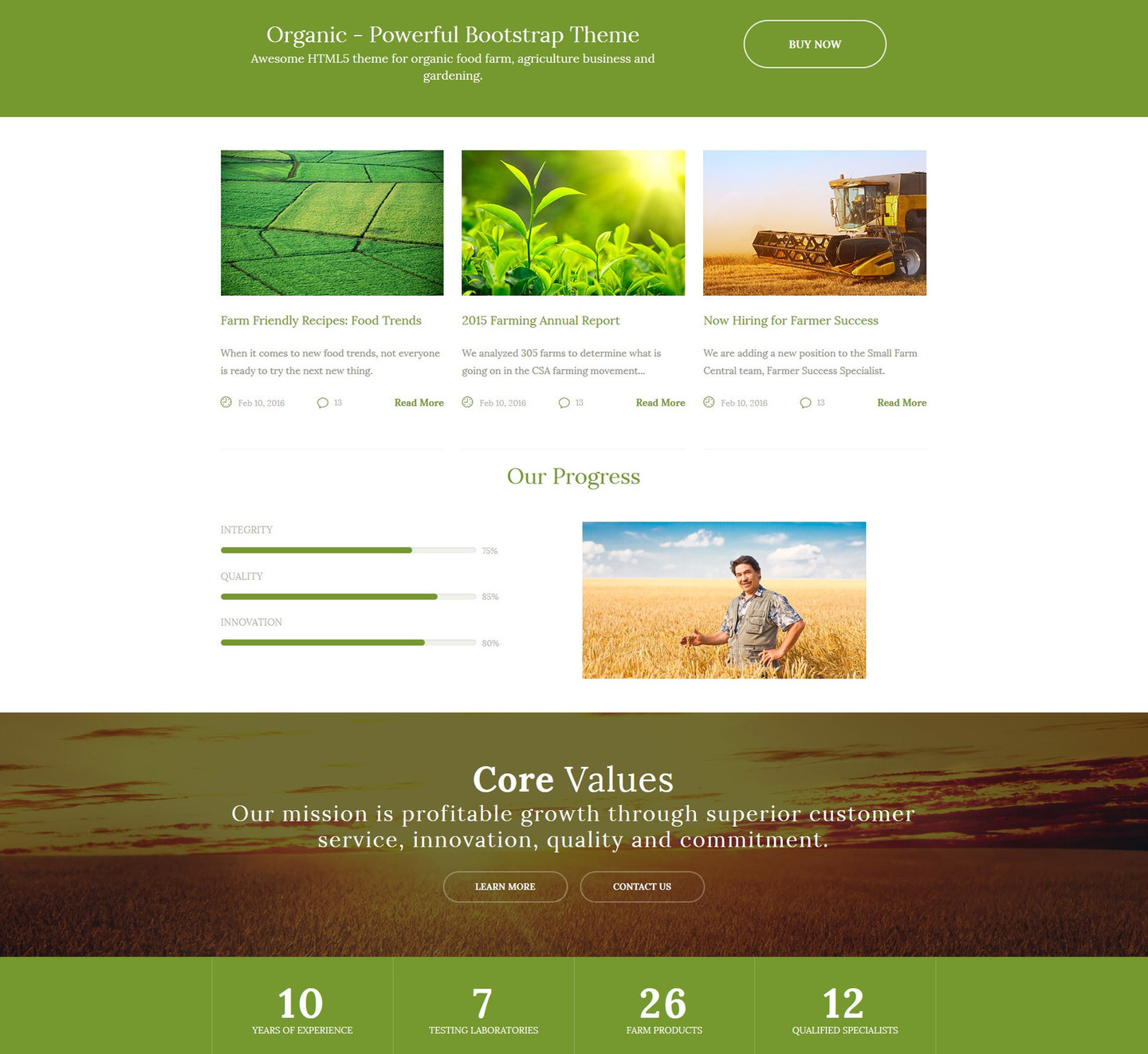 Organic farms website design best practices & solution | Nilead