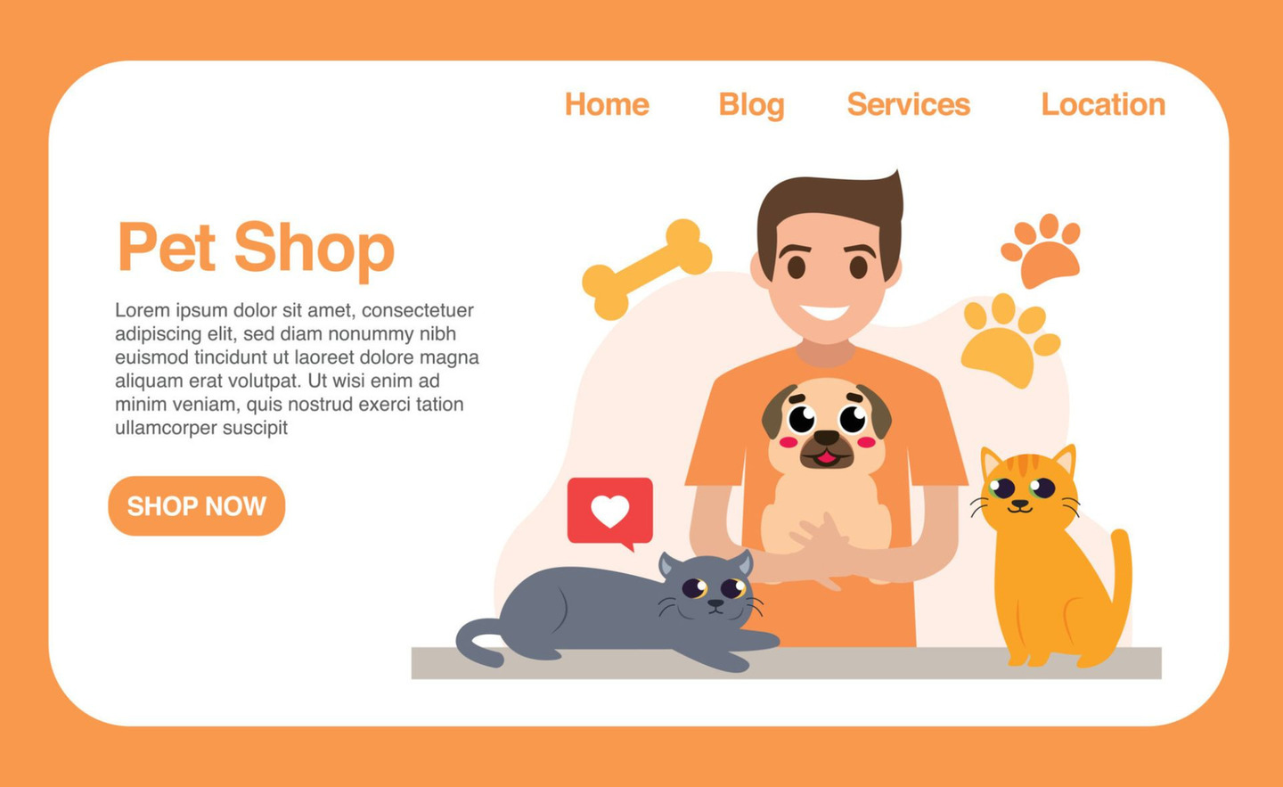 Pet store website design best practices & solution | Nilead