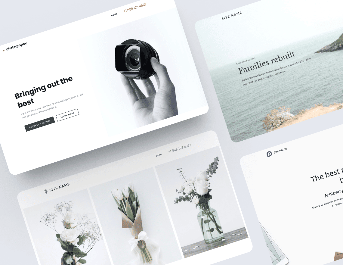 Photography website design best practices & solution | Nilead
