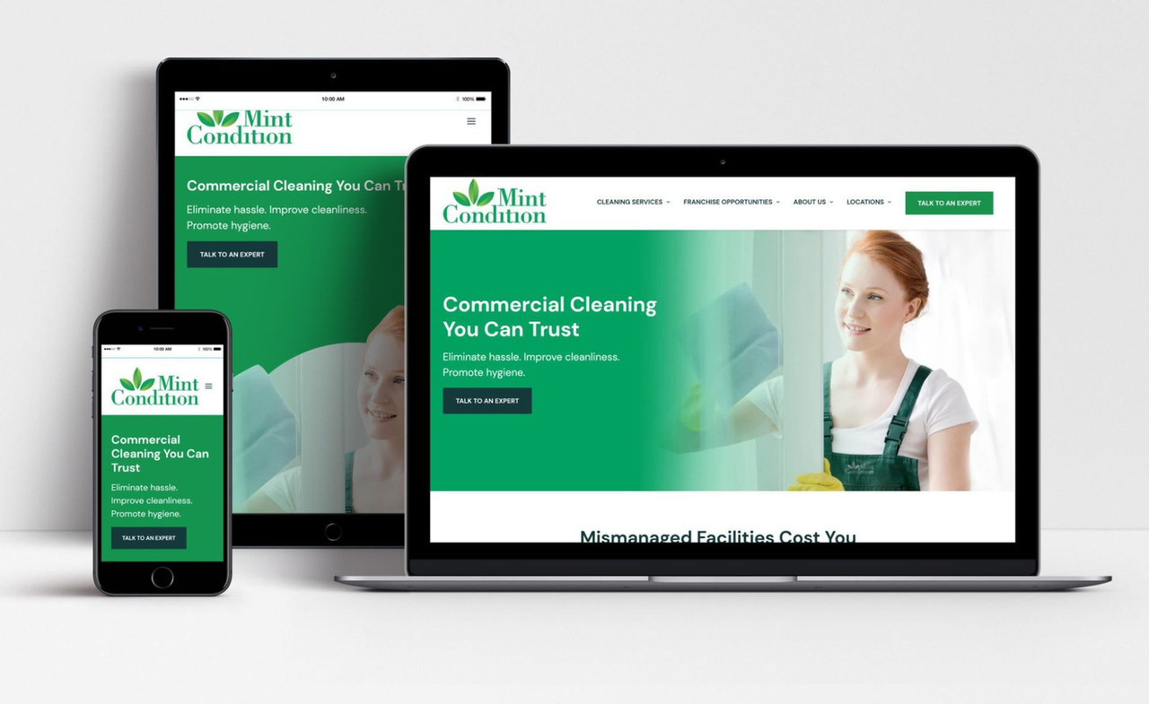 Professional cleaning website design best practices & solution | Nilead