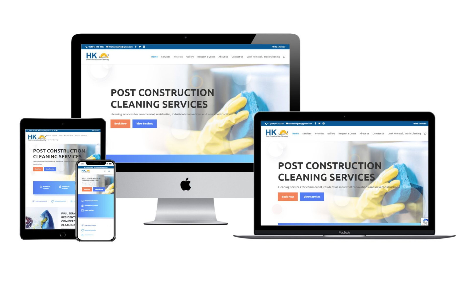 Professional cleaning website design best practices & solution | Nilead