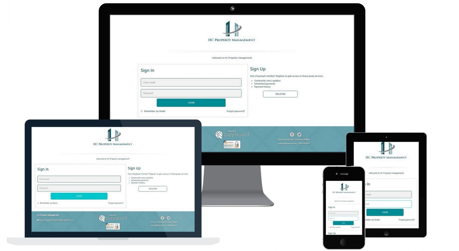 Property management website design best practices & solution | Nilead