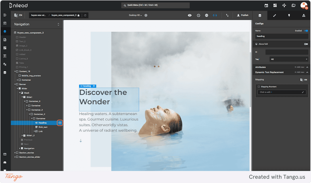Copy and Paste Elements in Nilead’s Visual Editor | Nilead