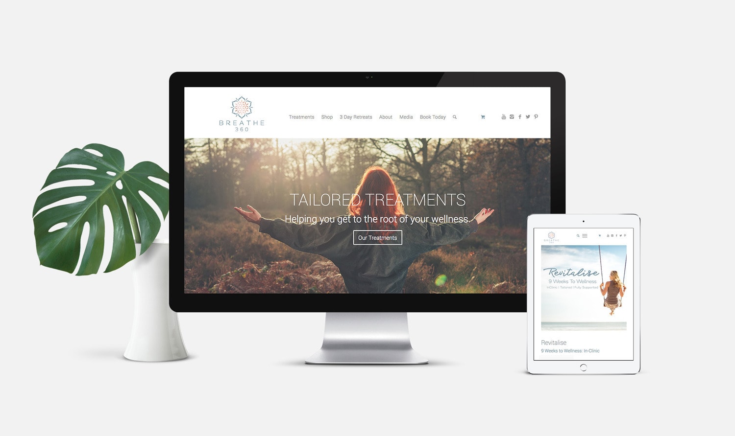 Wellness retreat website design best practices & solution | Nilead